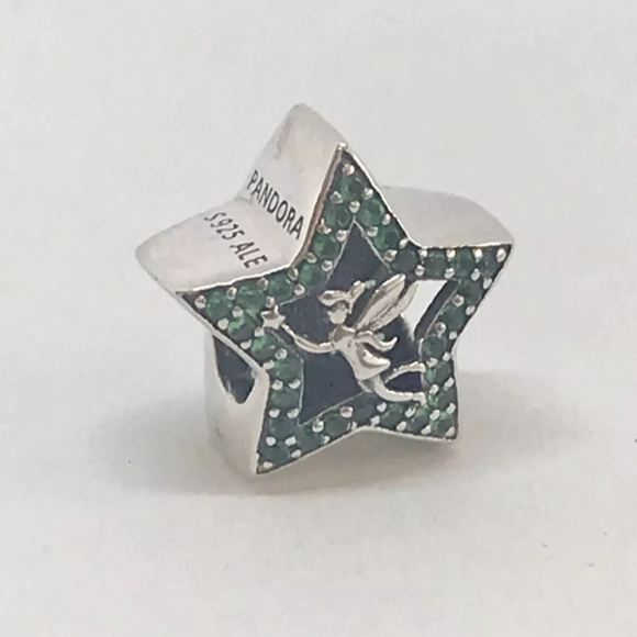 Pandora | Jewelry | Pandora Tinkerbell And Ariel Charm Set | Poshmark